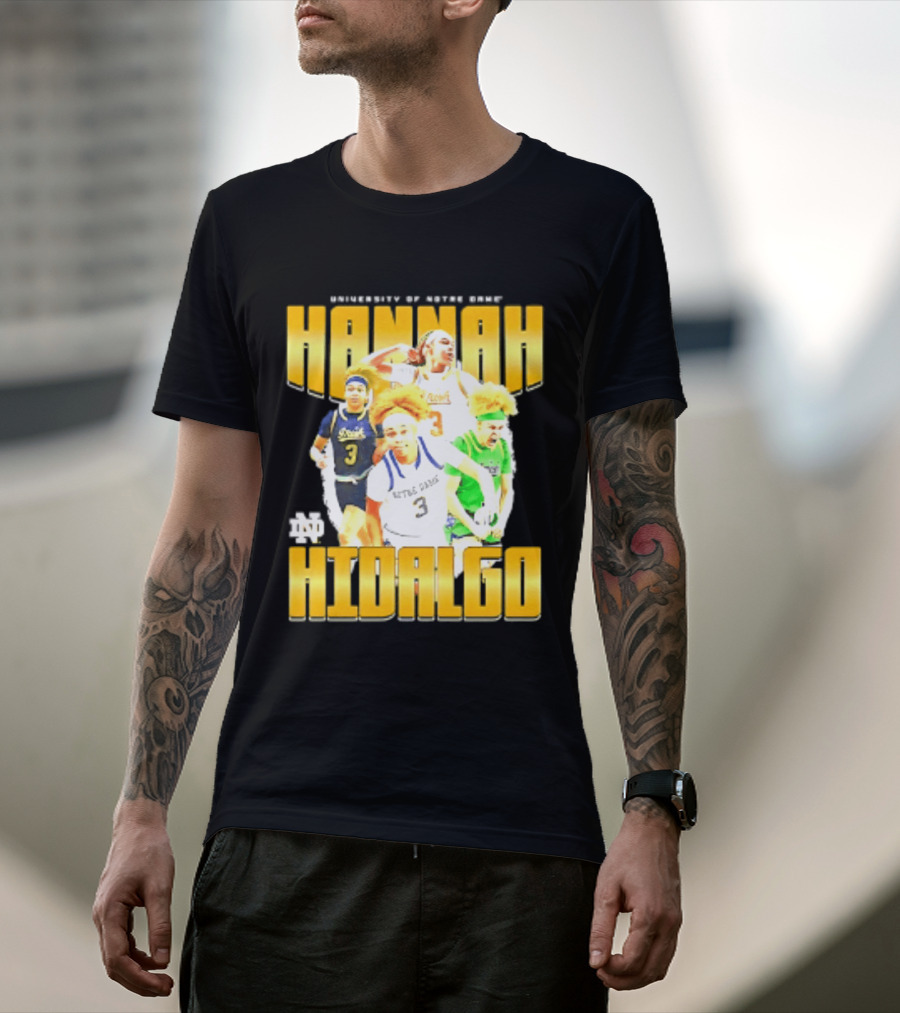 University Of Notre Dame Hannah Hidalgo Ncaa Women's Basketball T-Shirt