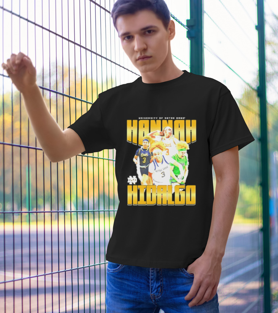University Of Notre Dame Hannah Hidalgo Ncaa Women's Basketball T-Shirt