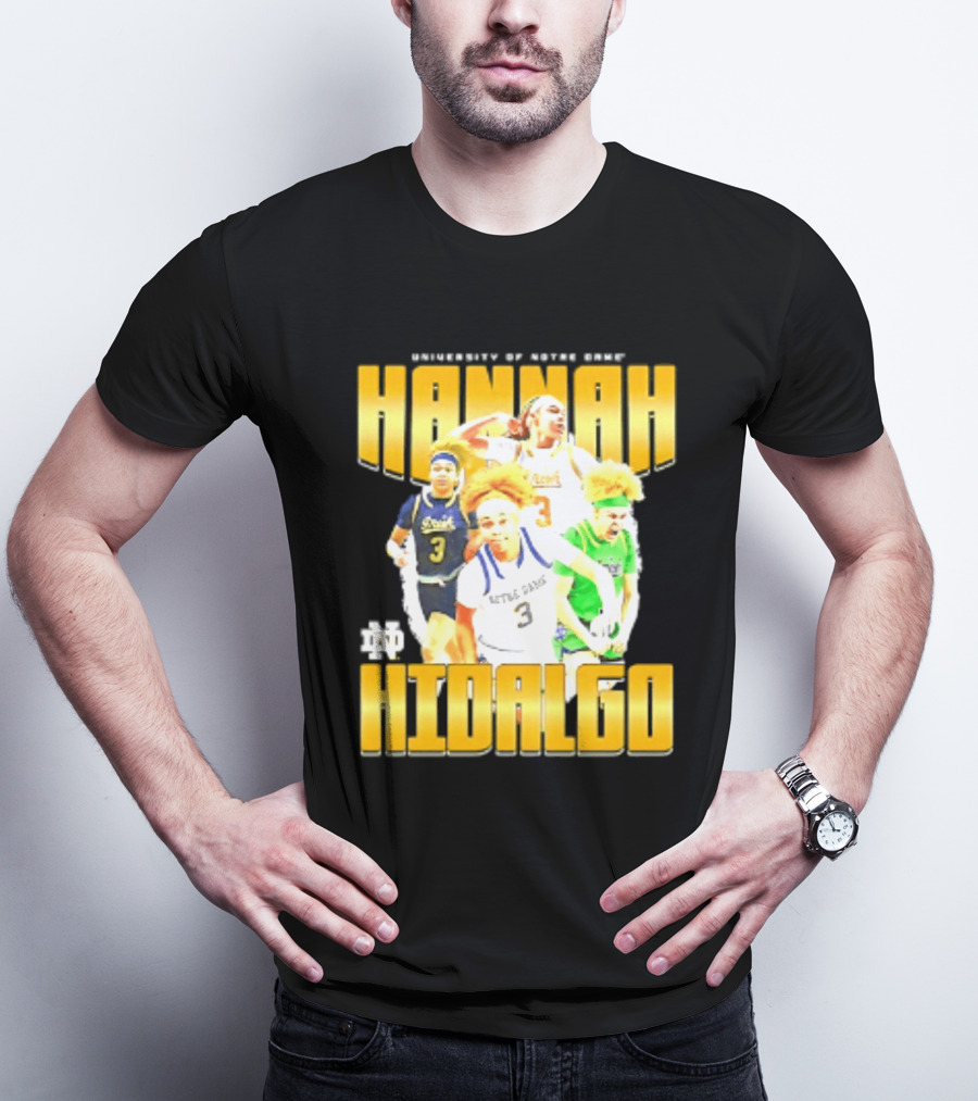 University Of Notre Dame Hannah Hidalgo Ncaa Women's Basketball T-Shirt