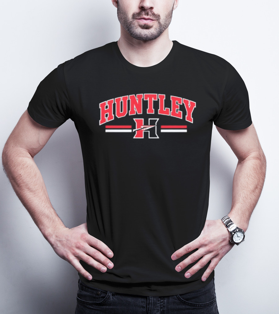 Huntley H High School Red Raiders Varsity Team Spirit T-Shirt