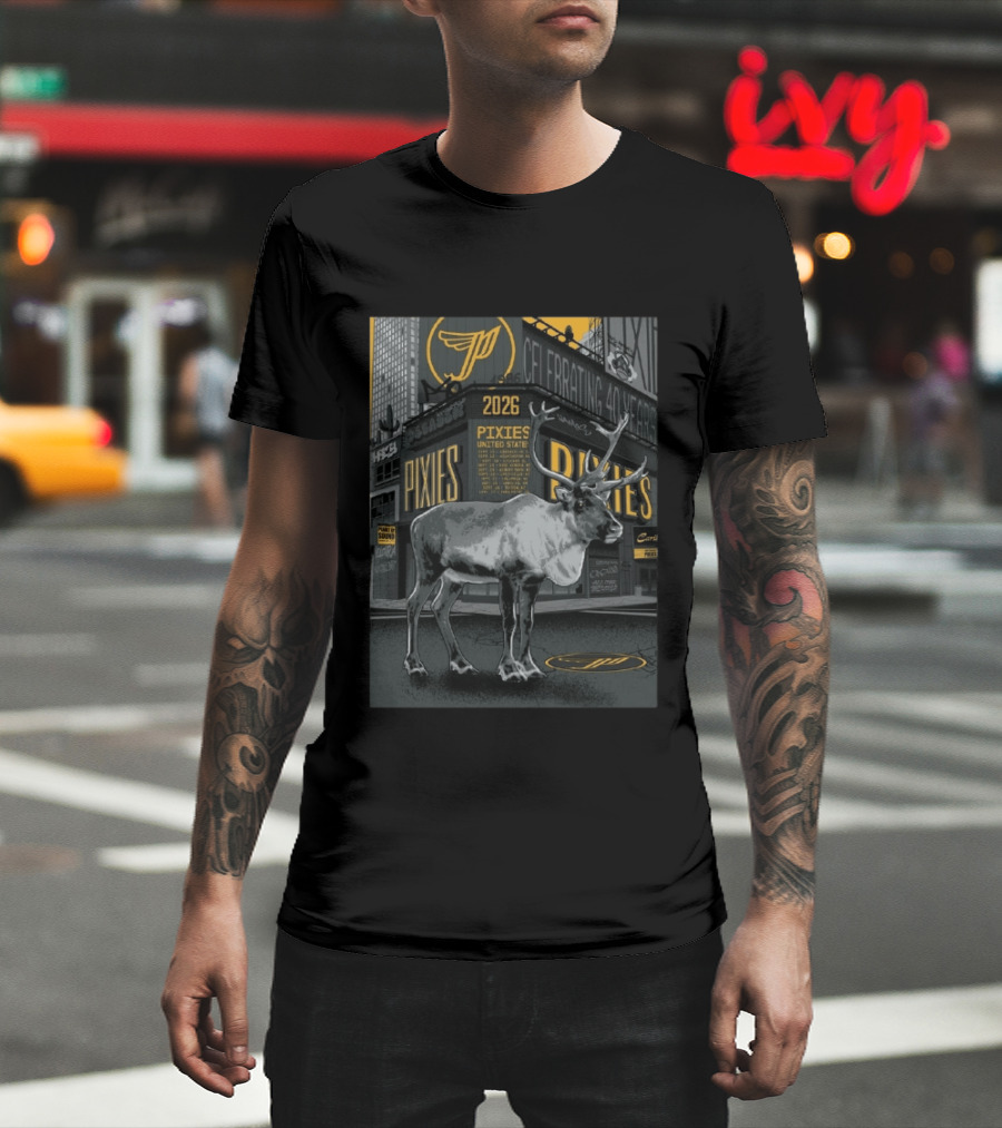 2026 Pixies United States Tour Celebrating 40 Years T-Shirt