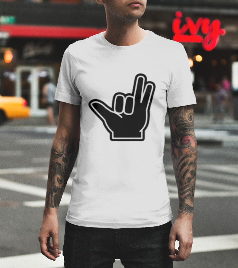 8Ro8 Store Hammajang Shaka Hand Sign Gesture T-Shirt