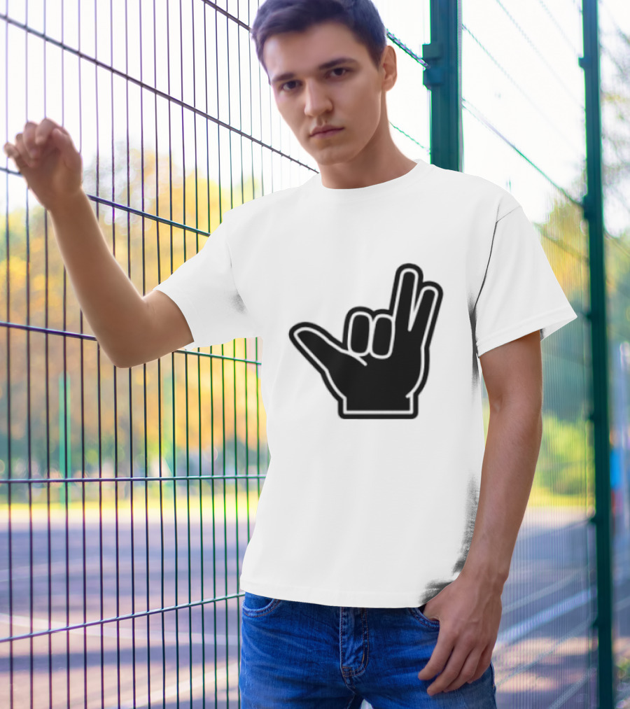 8Ro8 Store Hammajang Shaka Hand Sign Gesture T-Shirt
