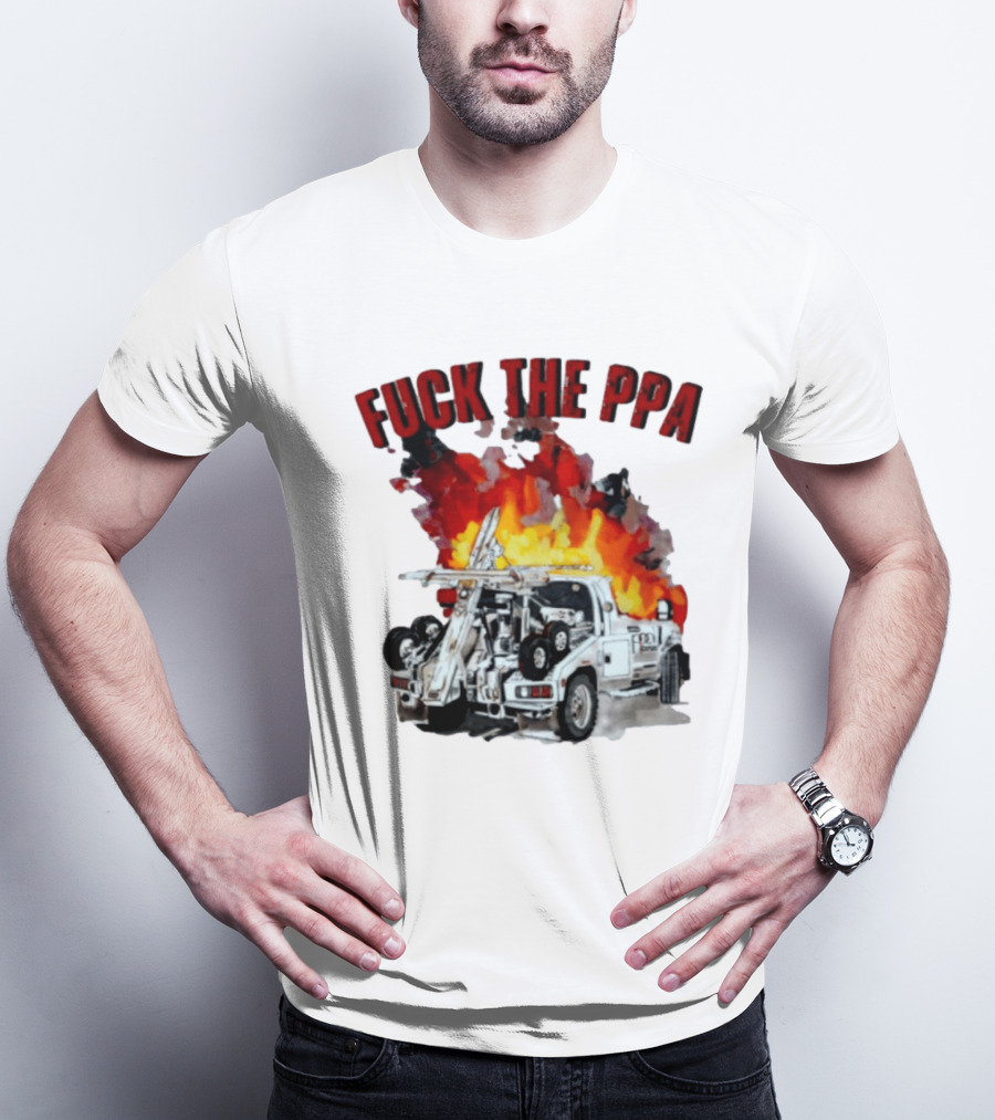 Philadelphia Parking Authority Tow Truck Fire Protest T-Shirt