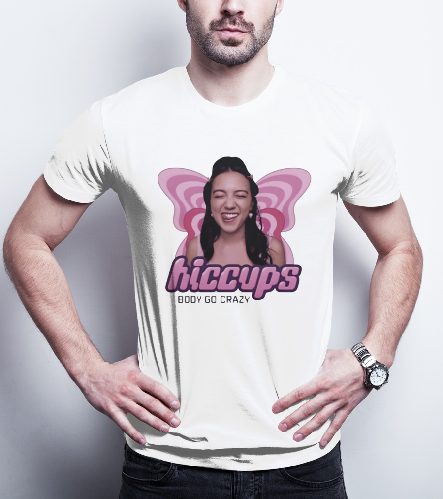 Hiccups Body Go Crazy Carly Pop Girlie FX Butterfly Wings T-Shirt