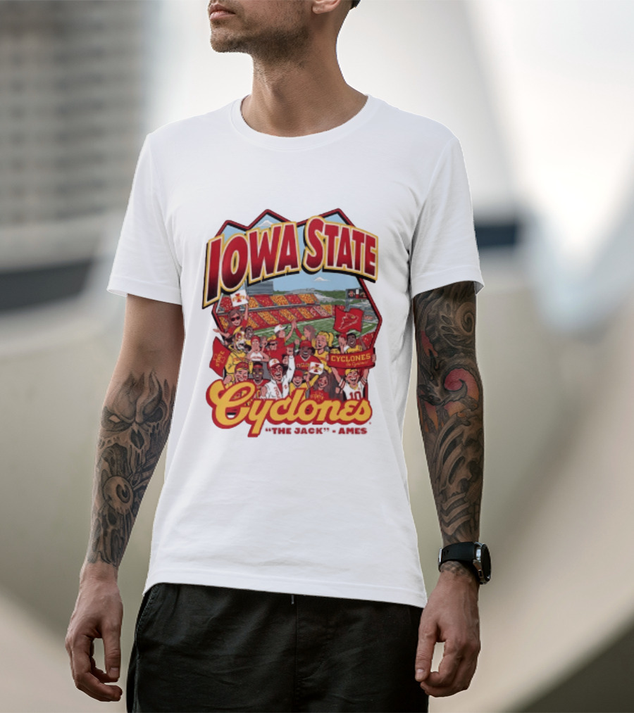 Iowa State Cyclones Football Fans At The Jack Trice Stadium Ames T-Shirt