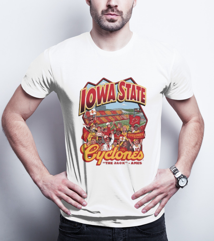 Iowa State Cyclones Football Fans At The Jack Trice Stadium Ames T-Shirt