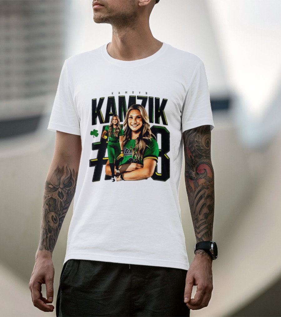 Kamryn Kamzik #23 Notre Dame NCAA Softball Player T-Shirt