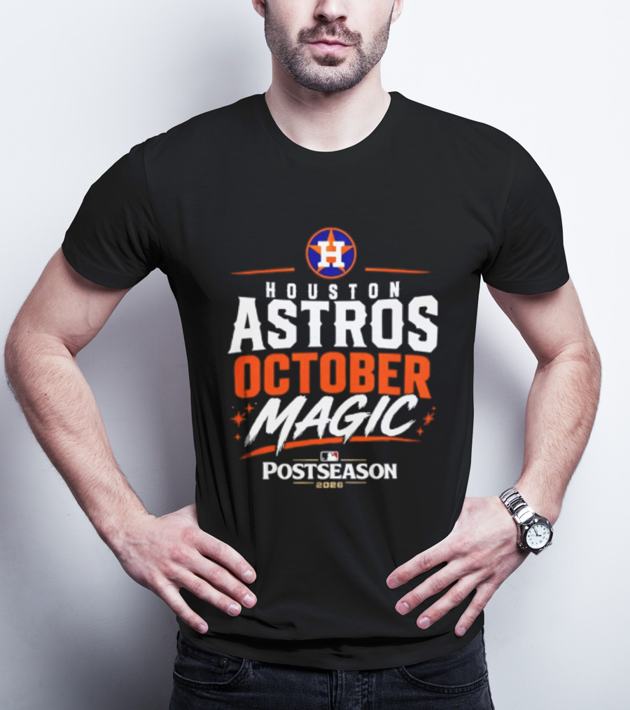 Houston Astros October Magic MLB Postseason 2026 T-Shirt