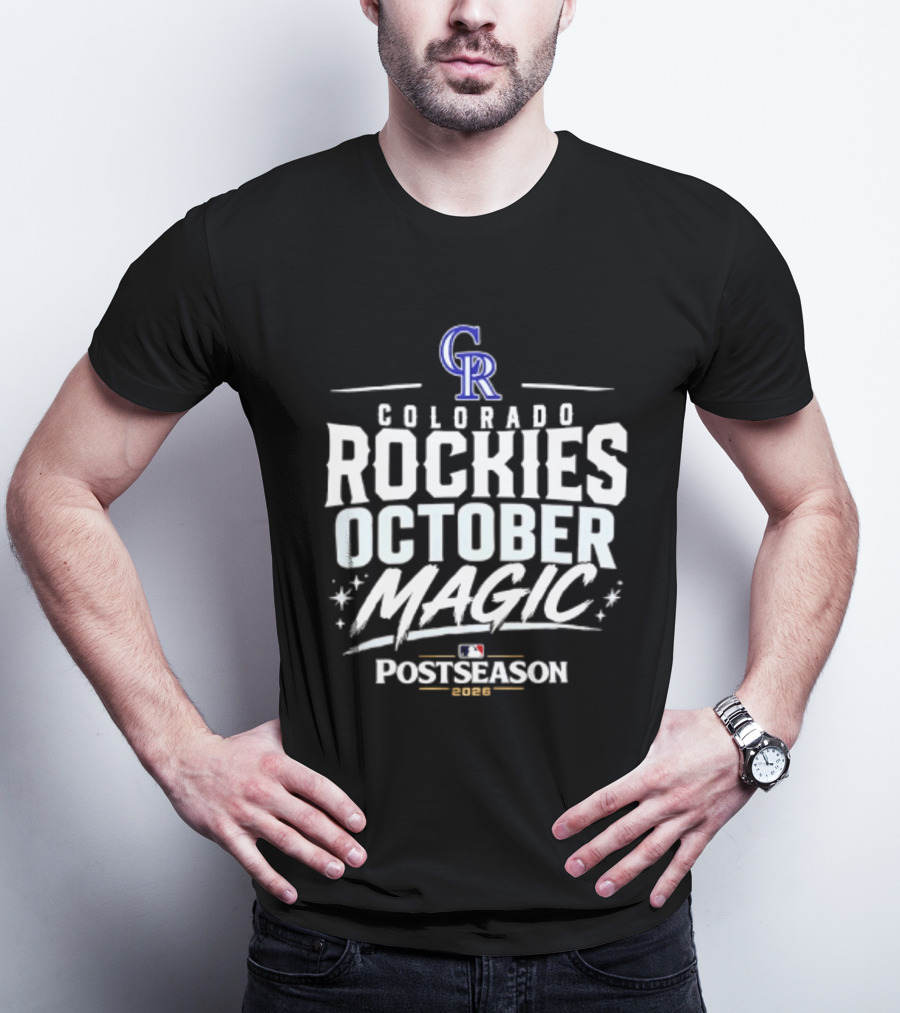 Colorado Rockies October Magic 2026 MLB Postseason Celebration T-Shirt