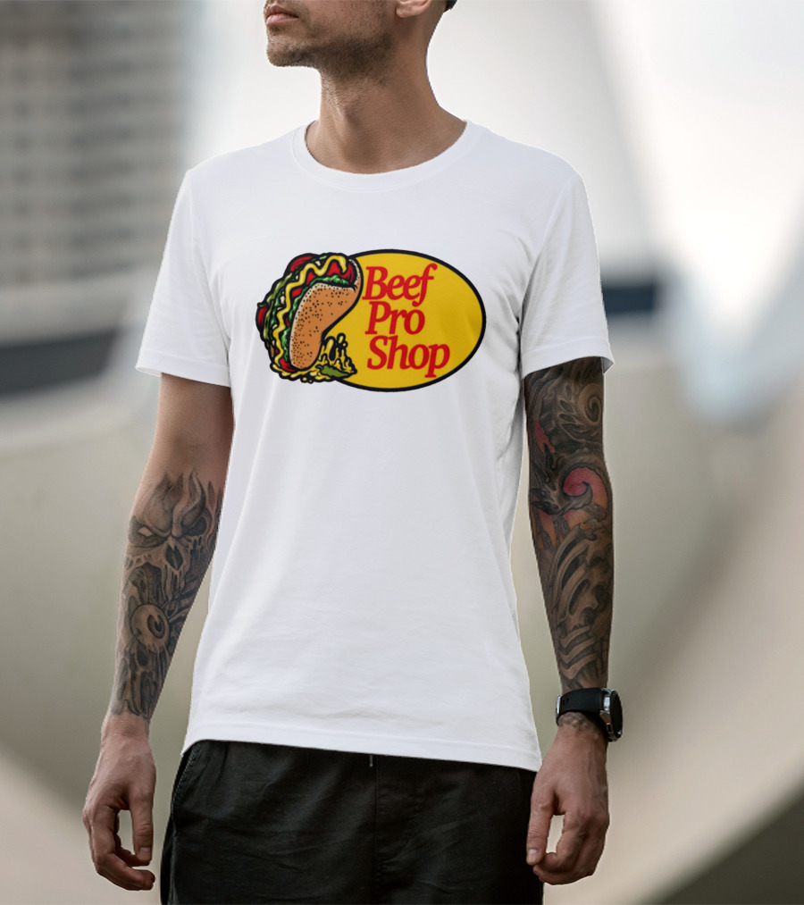 Beef Pro Shop Taco Patch T-Shirt