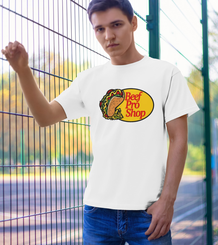 Beef Pro Shop Taco Patch T-Shirt