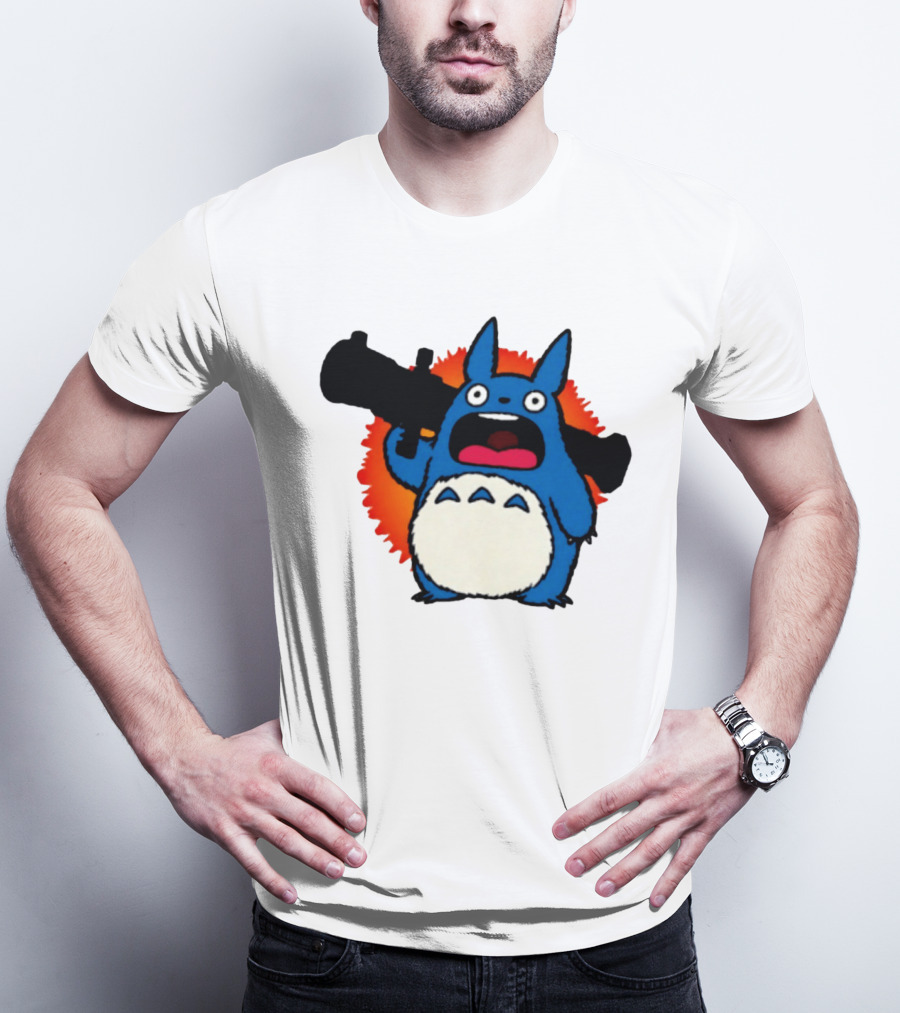 Chu Totoro My Neighbor Totoro Grenade Launcher Anime T-Shirt