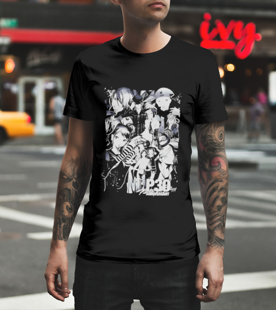 Persona 3 25th Anniversary Anime Characters Celebration T-Shirt