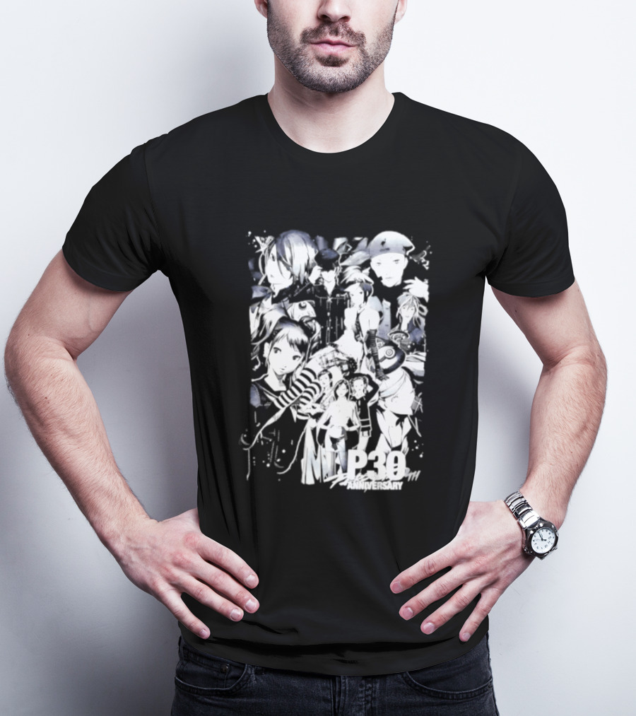 Persona 3 25th Anniversary Anime Characters Celebration T-Shirt