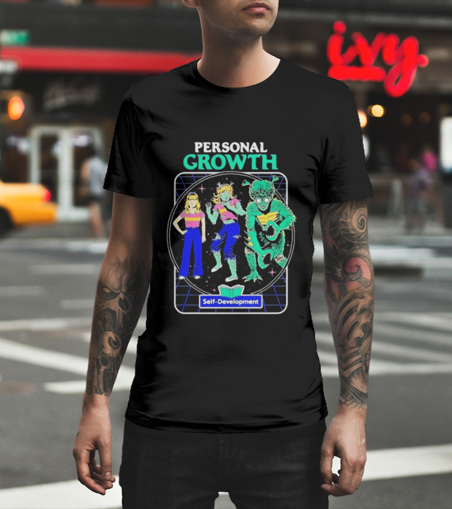Personal Growth Self Development Alien Transformation Steven Rhodes T-Shirt