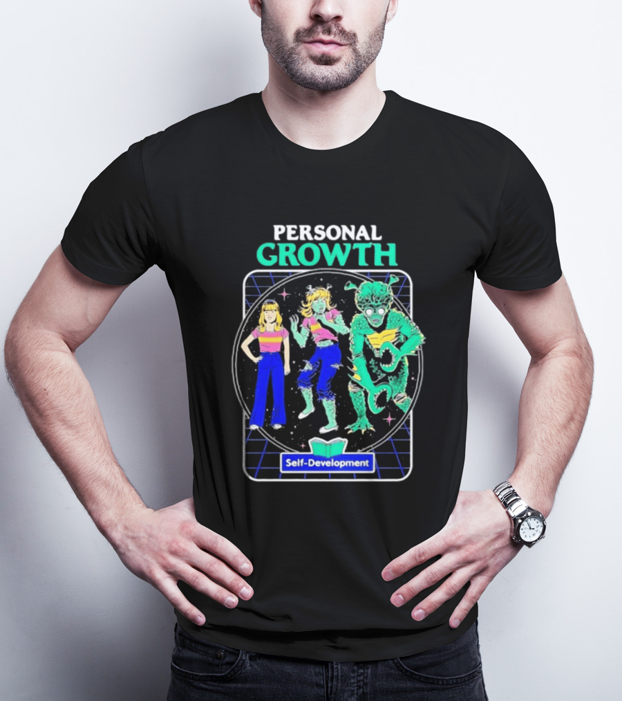 Personal Growth Self Development Alien Transformation Steven Rhodes T-Shirt