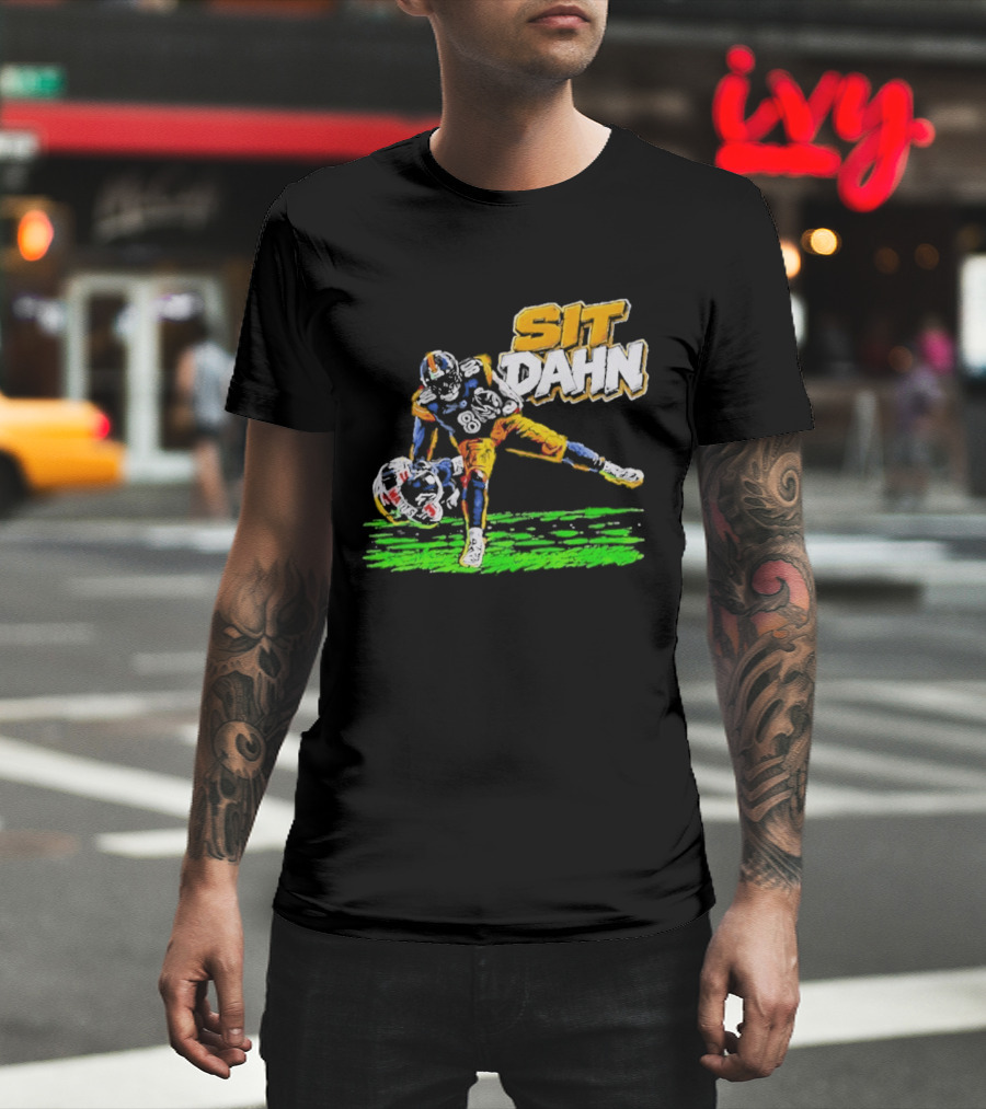 Sit Dahn Pittsburgh Steelers George Pickens 14 Football T-Shirt