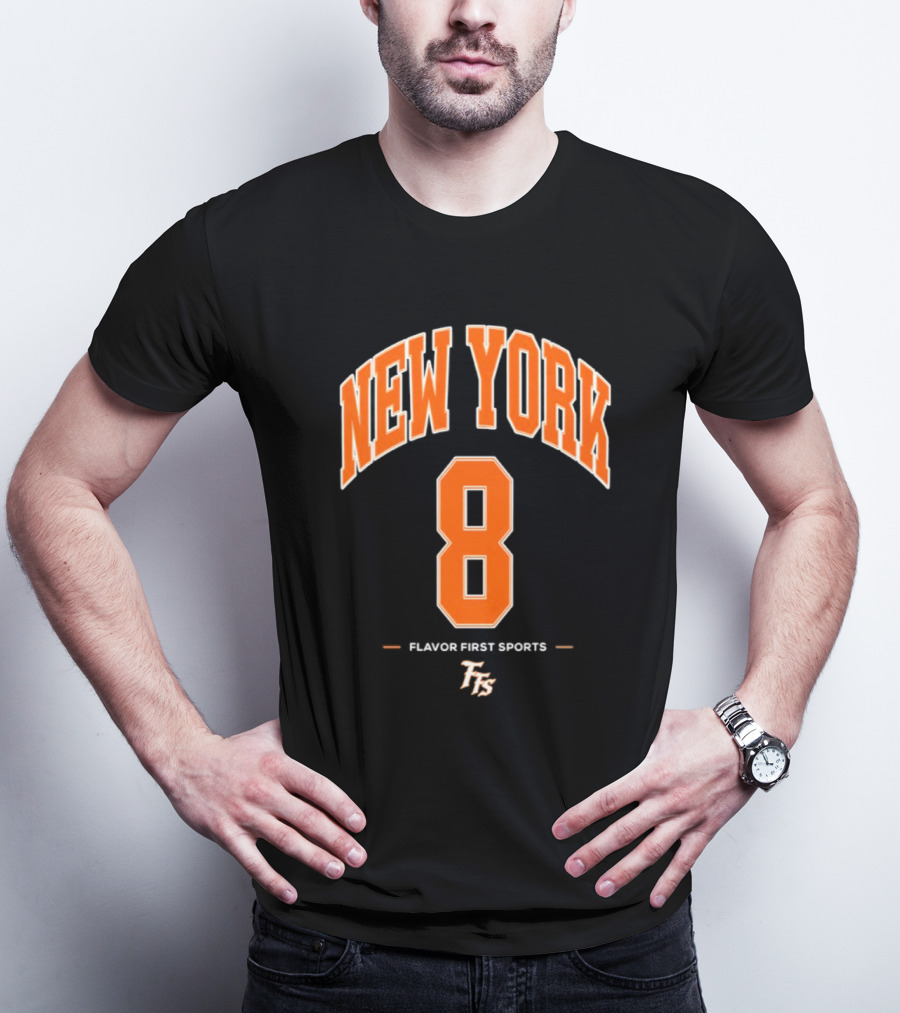 New York 8 Flavor First Sports TFS T-Shirt