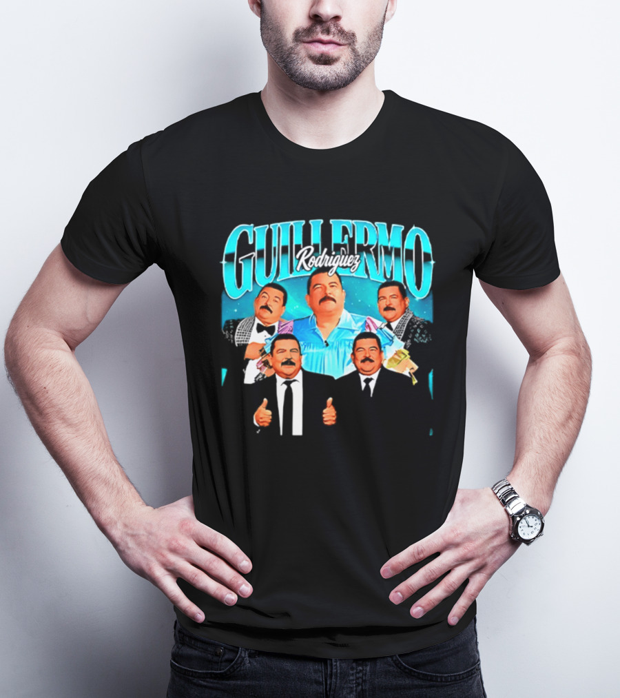 Guillermo Rodriguez 90s Collage Nostalgic Humor Thumbs Up T-Shirt