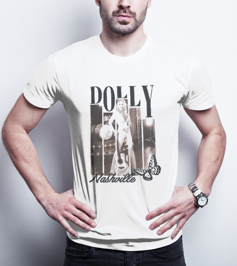 Dolly Parton Nashville Country Music Icon Microphone T-Shirt