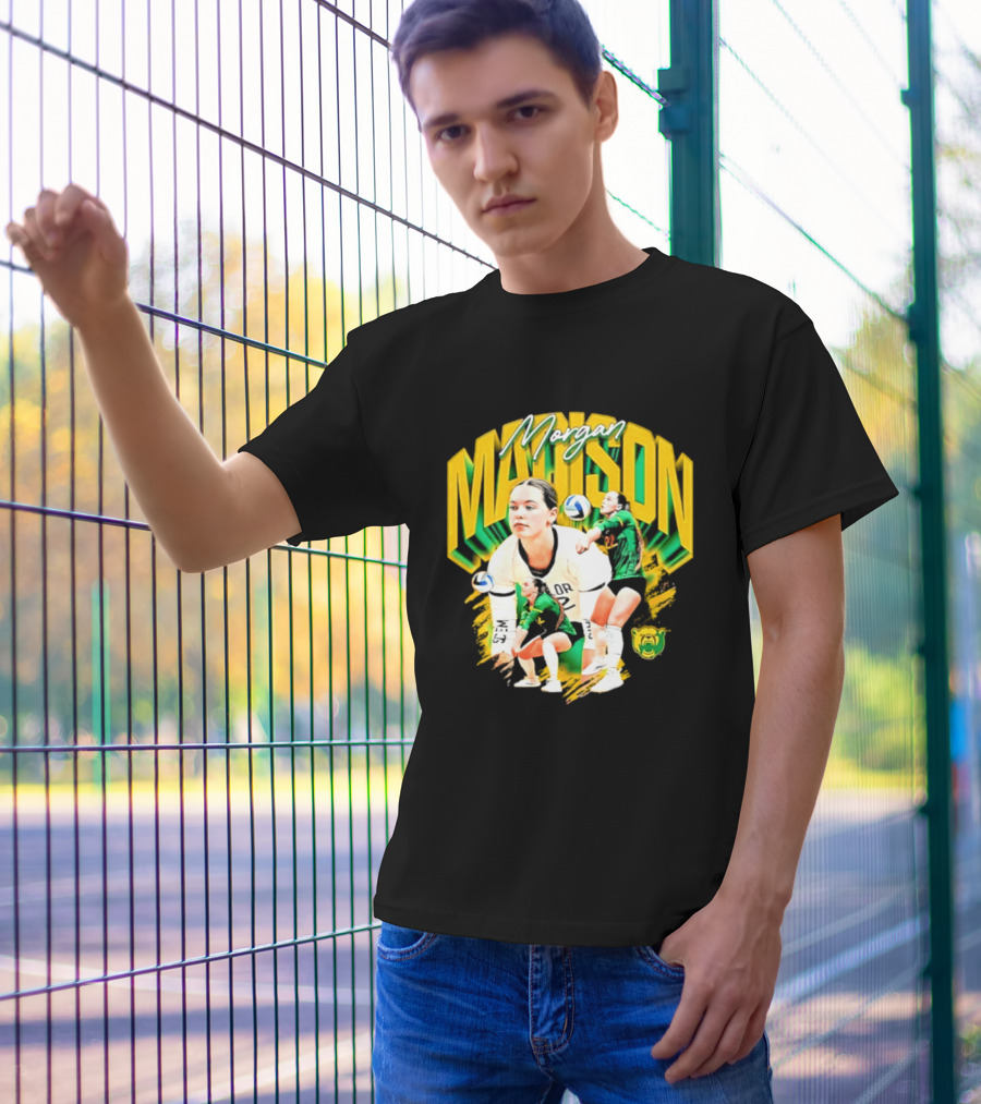 Morgan Madison Baylor Bears Volleyball NCAA Player Action And Team Spirit T-Shirt