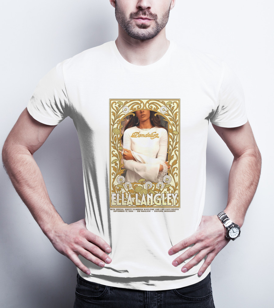 Ella Langley Dandelion Oxford Mississippi Concert September 17 2026 SJB Pavilion T-Shirt