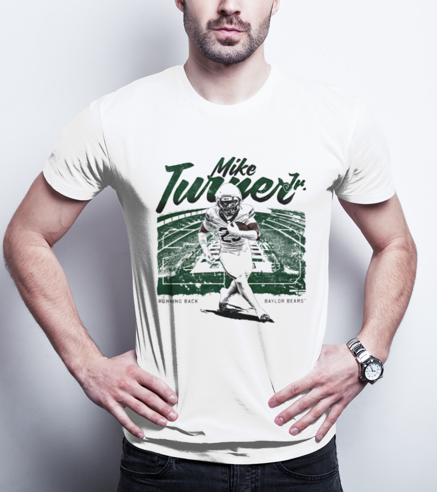 Mike Turner Jr. Running Back Baylor Bears NCAA Football Player T-Shirt