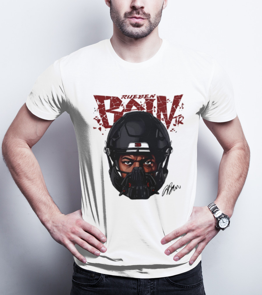Rueben Bain Jr. Big Head Mask Tampa Bay Buccaneers T-Shirt