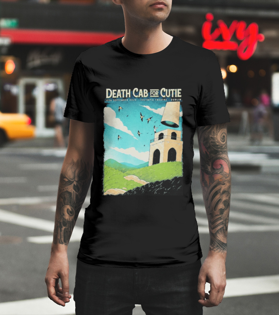 Death Cab For Cutie Olympia Theatre Dublin 17th September 2026 T-Shirt