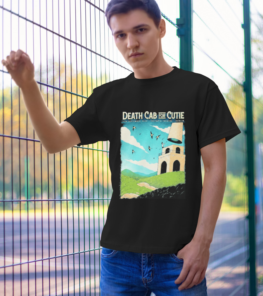 Death Cab For Cutie Olympia Theatre Dublin 17th September 2026 T-Shirt