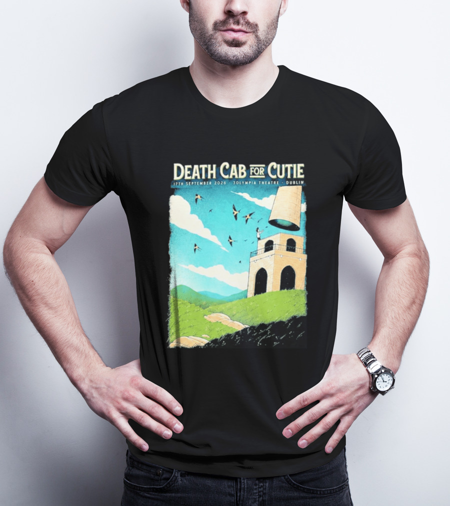 Death Cab For Cutie Olympia Theatre Dublin 17th September 2026 T-Shirt