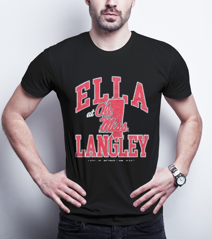 ELLA LANGLEY Ole Miss Mississippi T-Shirt