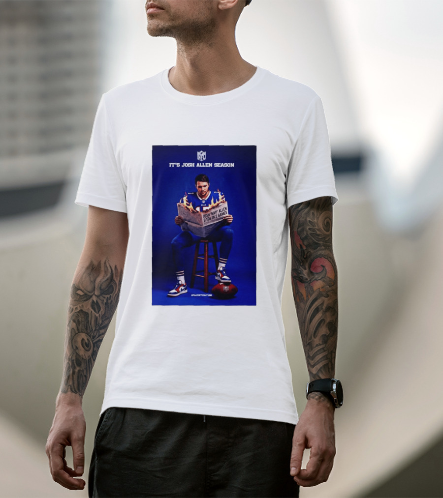 Josh Allen Season Buffalo Bills MVP 9 TDs NFL Football T-Shirt