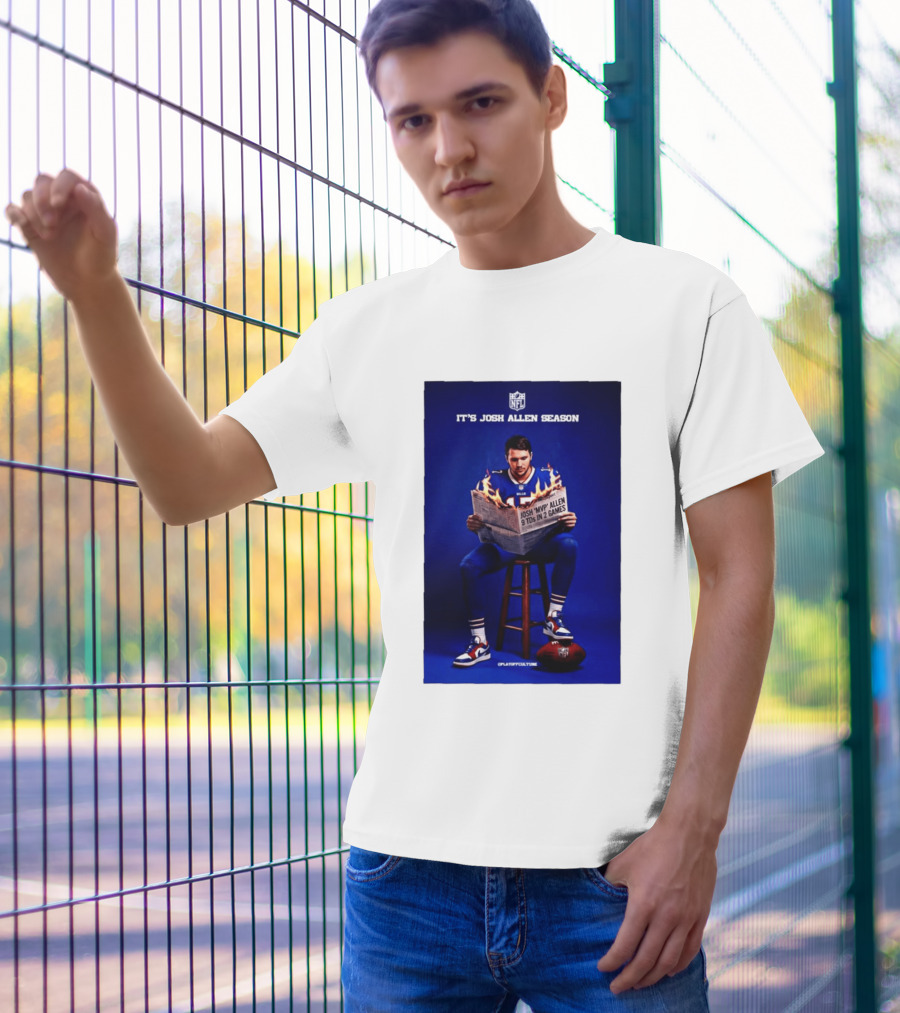 Josh Allen Season Buffalo Bills MVP 9 TDs NFL Football T-Shirt
