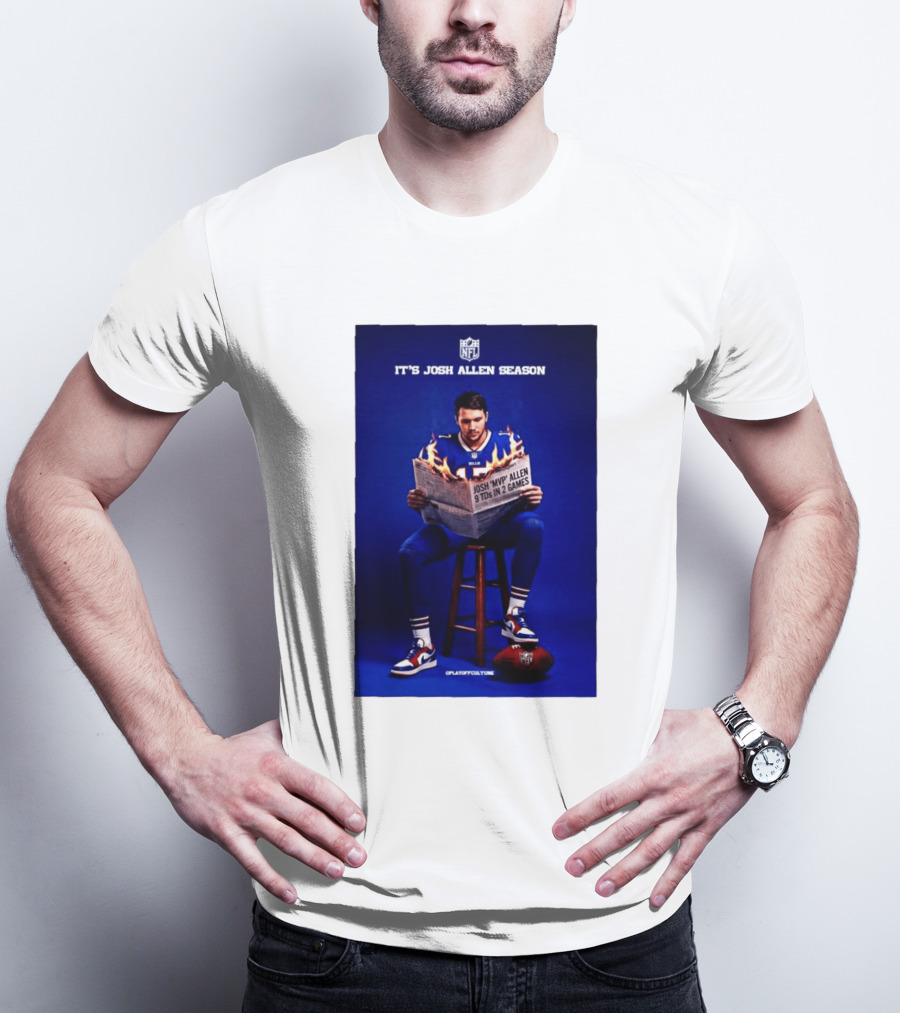 Josh Allen Season Buffalo Bills MVP 9 TDs NFL Football T-Shirt