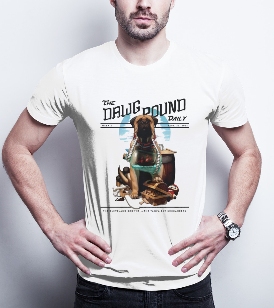 The Dawg Pound Daily Cleveland Browns Vs Tampa Bay Buccaneers Sept 2023 T-Shirt