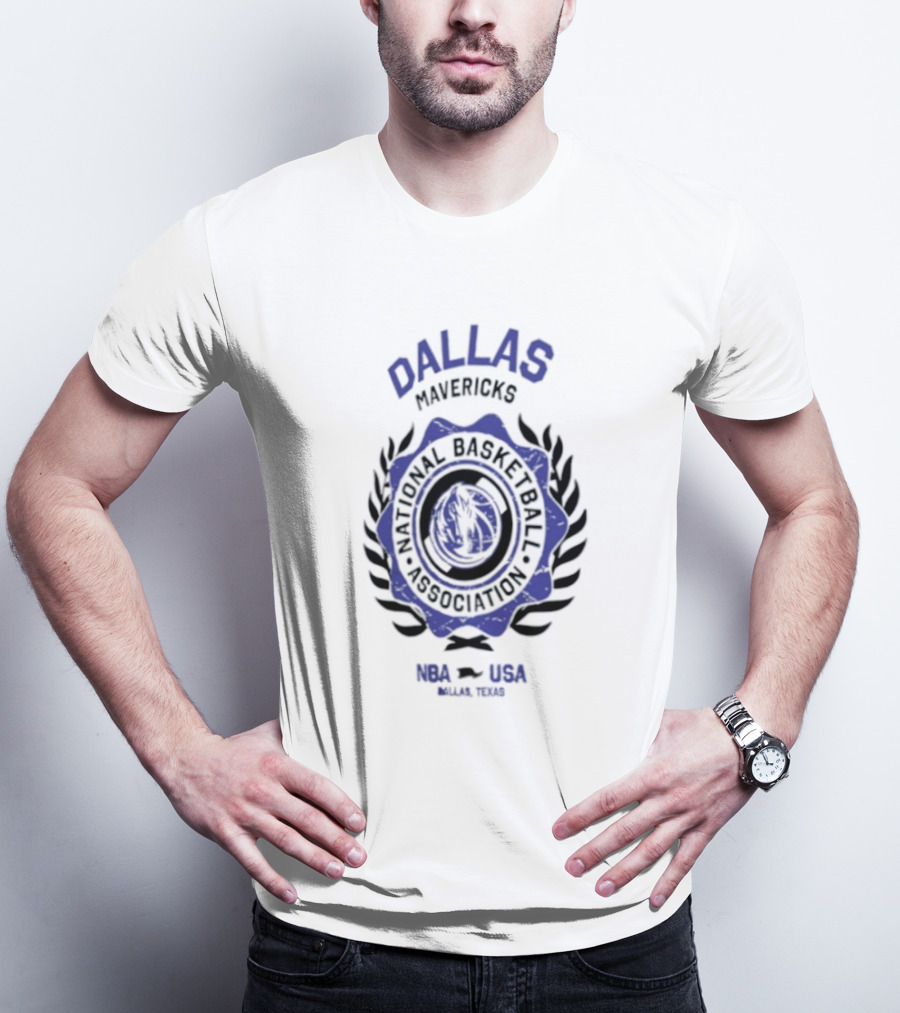 Dallas Mavericks National Basketball Association USA Laurels 2026 T-Shirt