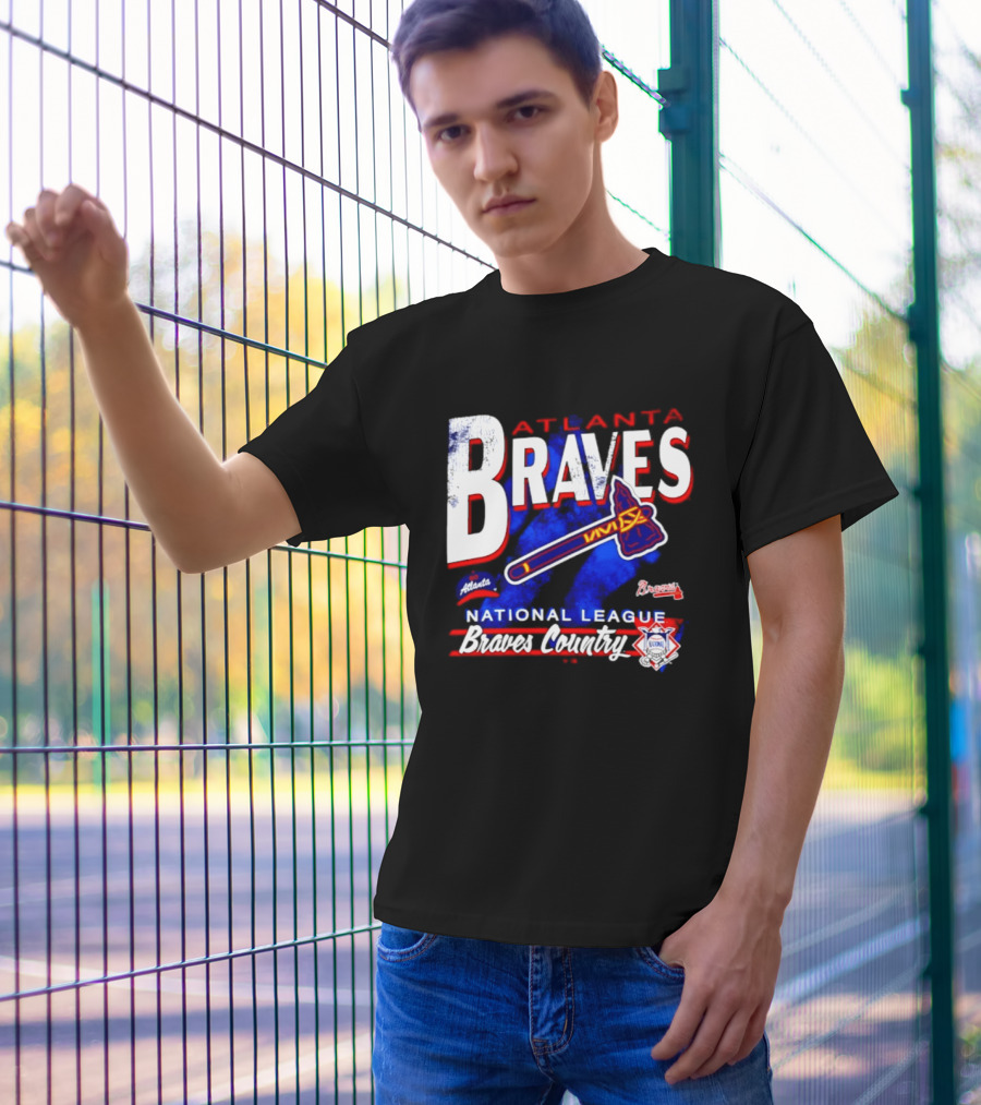 Atlanta Braves National League Braves Country Vintage Tomahawk Iconic Team Spirit T-Shirt