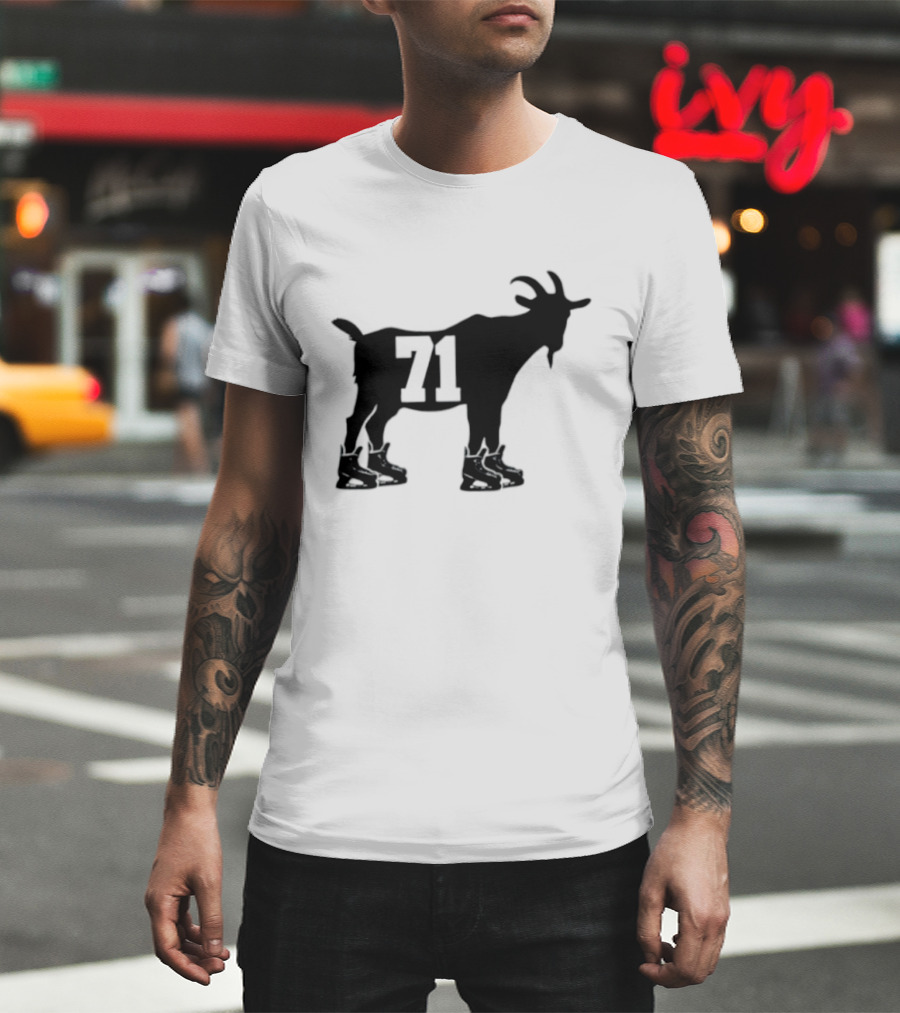 Macklin Celebrini San Jose Sharks GOAT 71 T-Shirt