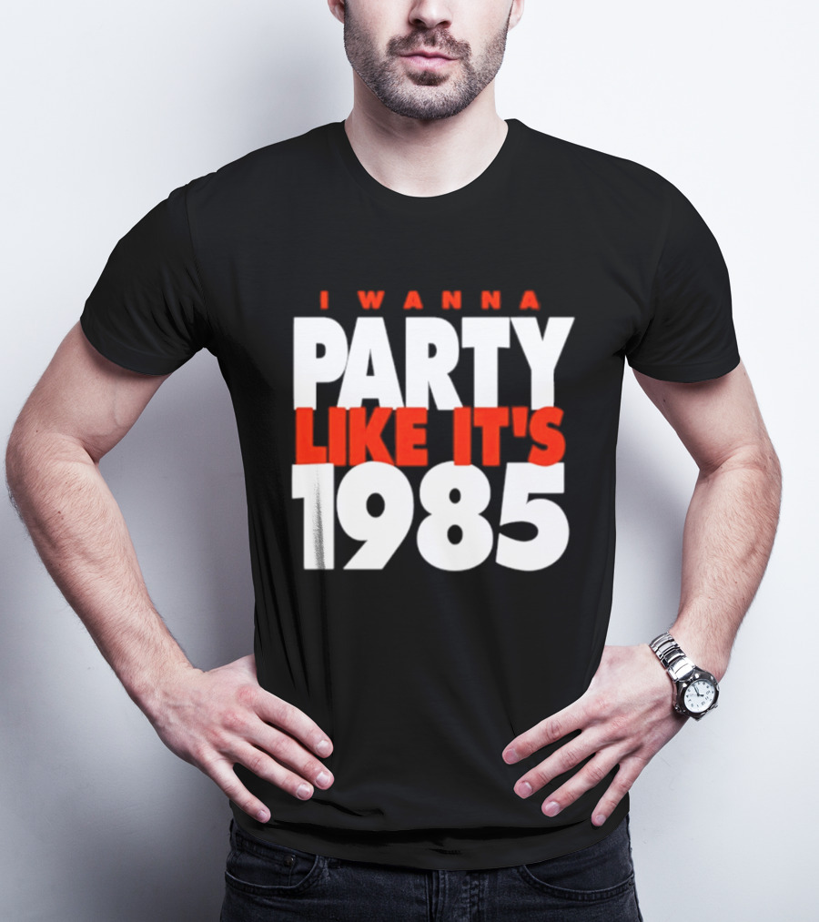Chicago Bears I Wanna Party Like It's 1985 Retro Nostalgia T-Shirt