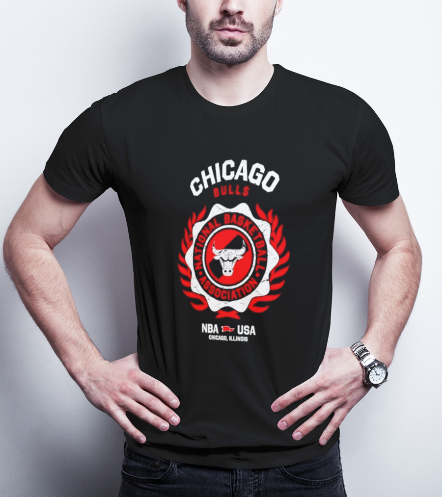 Chicago Bulls NBA USA Central Division Champions Chicago Illinois T-Shirt