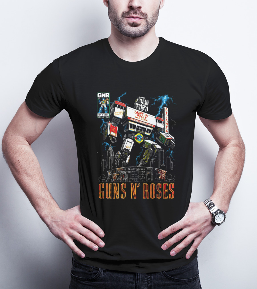 Guns N Roses Truist Park Atlanta GA 2026 Megazord Event September 19 T-Shirt