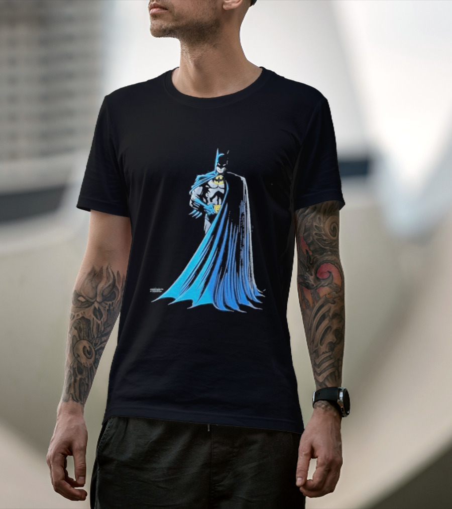 IShowSpeed 1989 Batman DC Comics Blue And Grey Cape T-Shirt