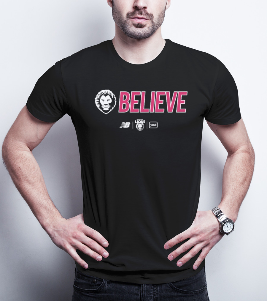 New Balance Lions BELIEVE 2026 Grand Finalist AFL You T-Shirt