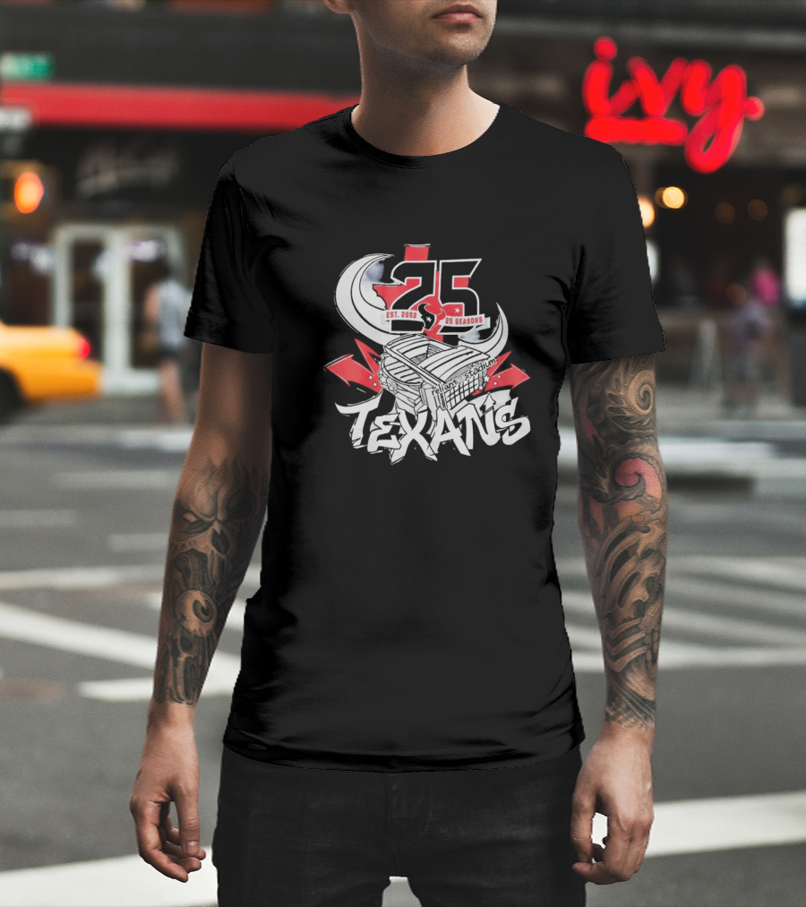 Texans 25 Seasons 2026 Est. 2002 Celebration T-Shirt