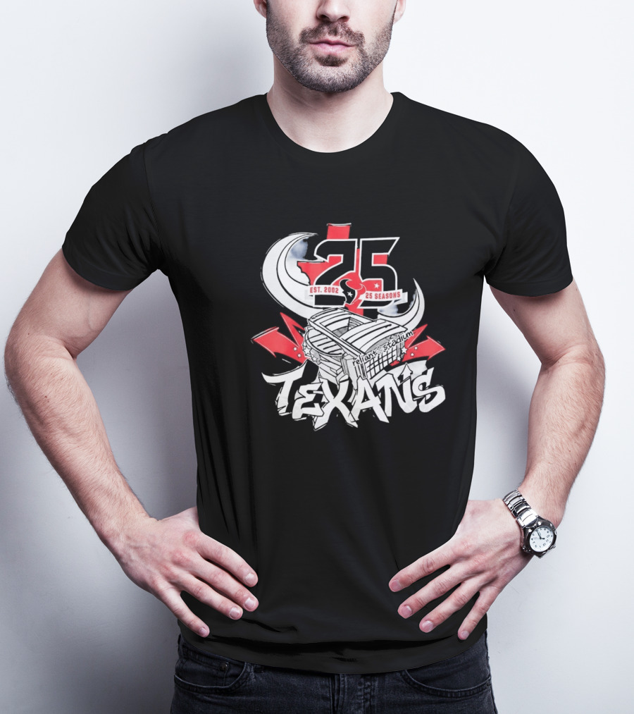 Texans 25 Seasons 2026 Est. 2002 Celebration T-Shirt