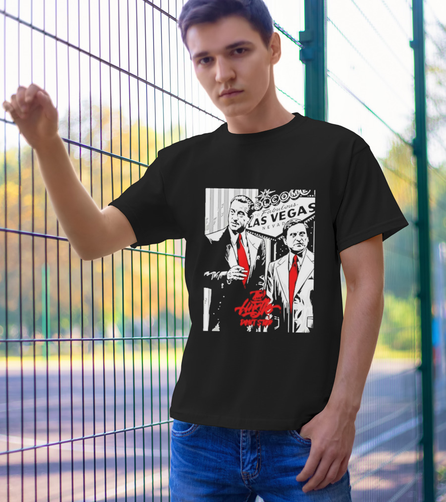 Las Vegas Casino Mobsters Red Tie T-Shirt