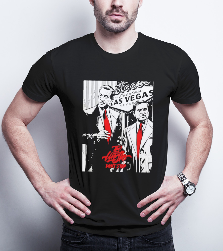 Las Vegas Casino Mobsters Red Tie T-Shirt