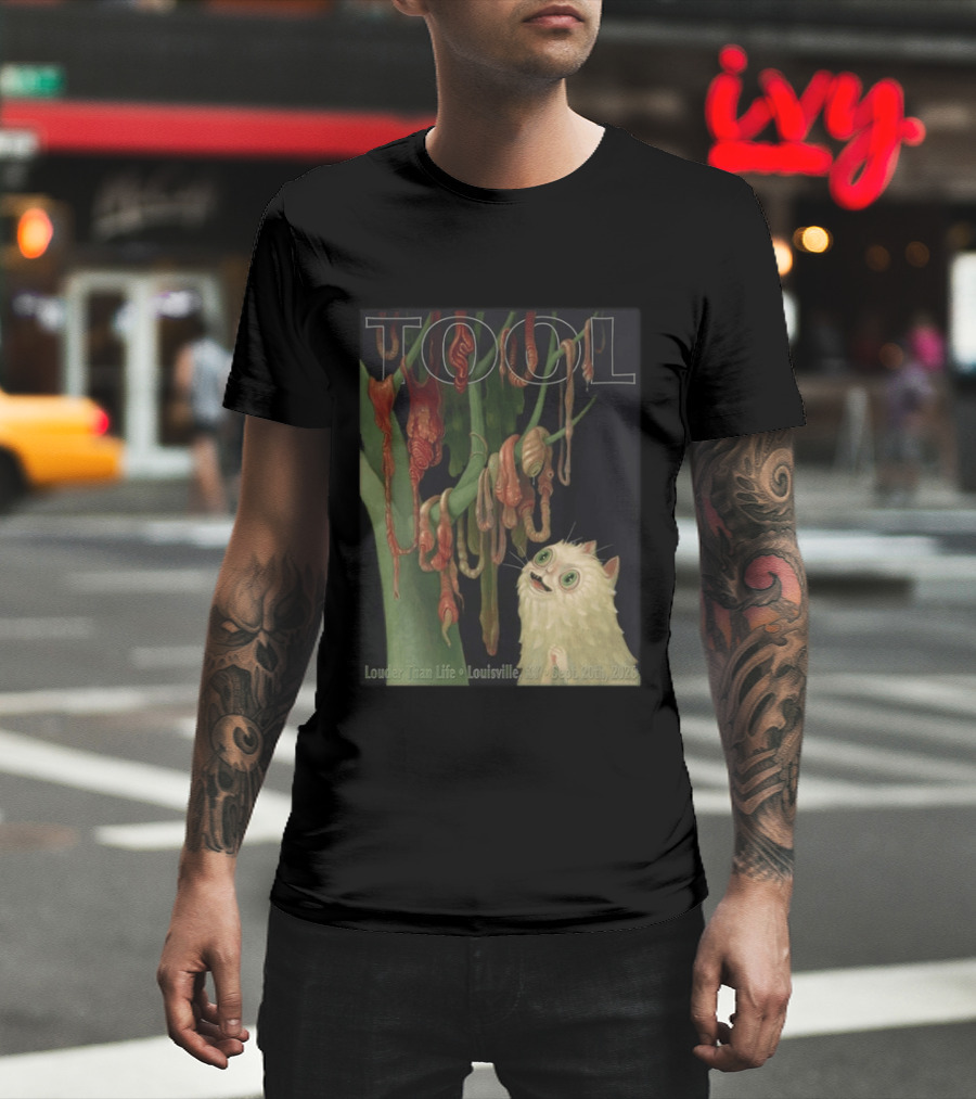 TOOL Louder Than Life Louisville KY Sept 20 2026 Cat T-Shirt
